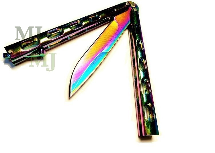 Nóż motylkowy motylek składany CS GO rainbow składany CS GO rainbow ...